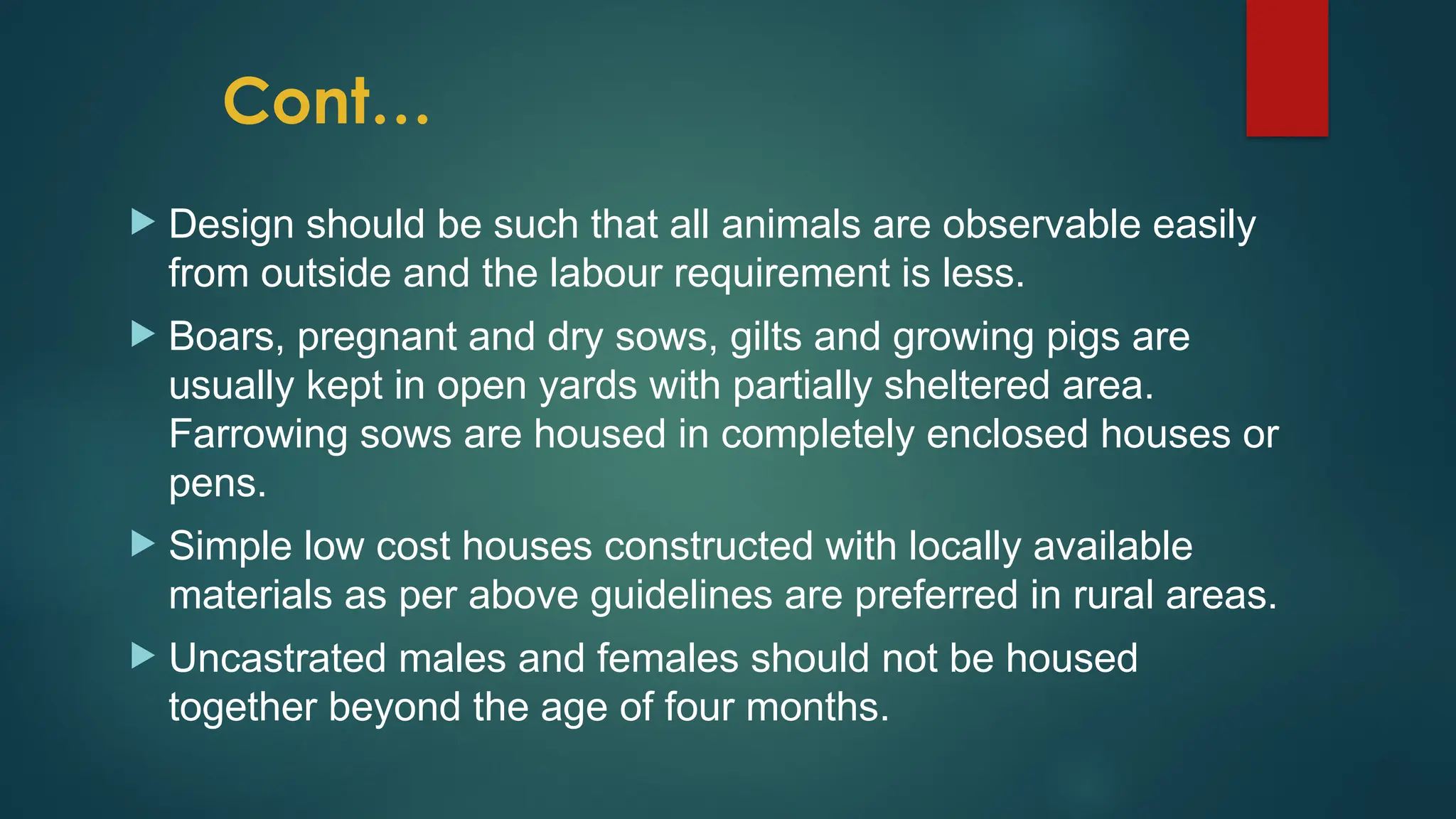 Veterinary Housing standards of pigs.pptx
