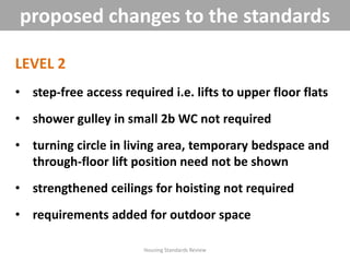 Technical Overview of proposed Access Standards for Housing 2013 | PPTX ...