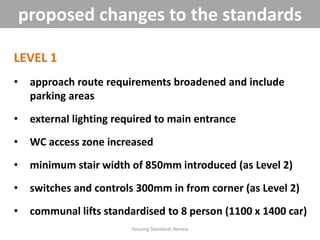 Technical Overview of proposed Access Standards for Housing 2013 | PPTX ...