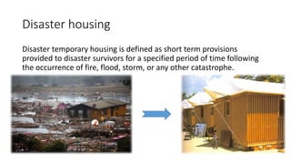 Housing Types Based on Special Purpose | PPTX