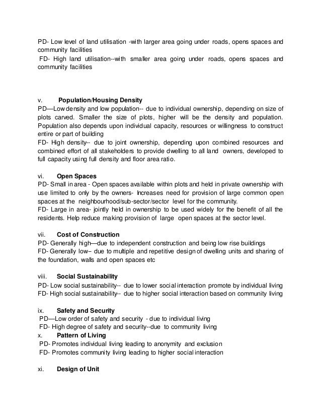Housing Typlogies- Difference between Plotted Development and Flatted ...