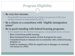 Housing Vouchers: What They Are and How To Calculate Them | PPTX