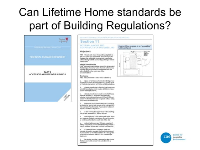 Housing standards and accessible communities. | PPTX