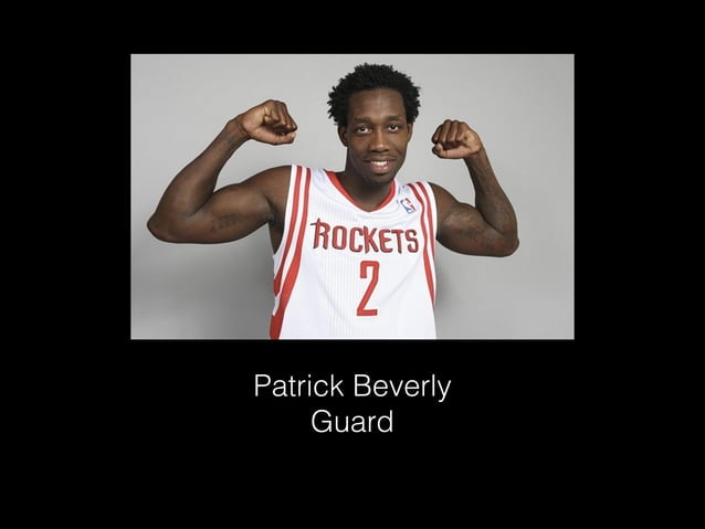 NBA Houston Rockets Roster '15-'16 Season | PPT