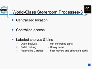 World class factory equipment spare parts program | PPT
