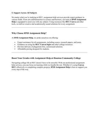 Top 5 Ways to Boost Your Grades with Assignment Help at Houston ...