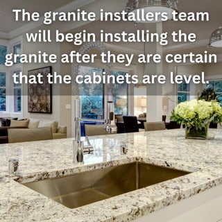 GRANITE COUNTERTOP INSTALLATION | PDF