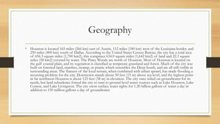 Houston, Texas | PPTX