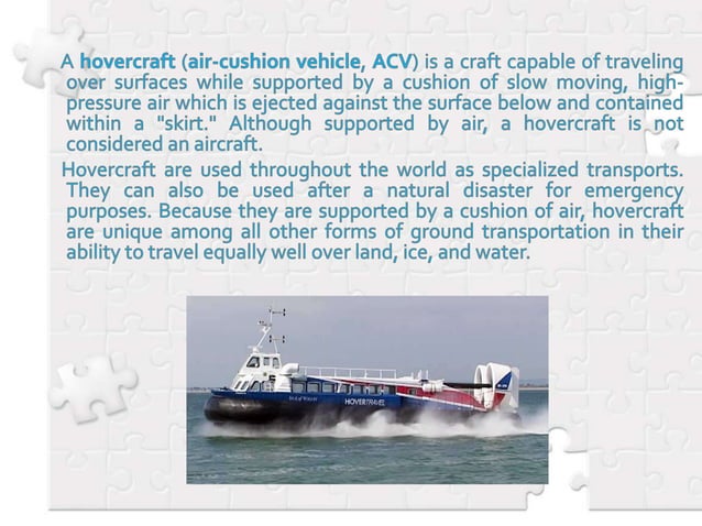 Hovercraft! | PPTX