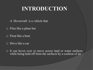 HOVER CRAFT | PPTX