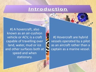 Hovercraft-MIdhun Vijay | PPT