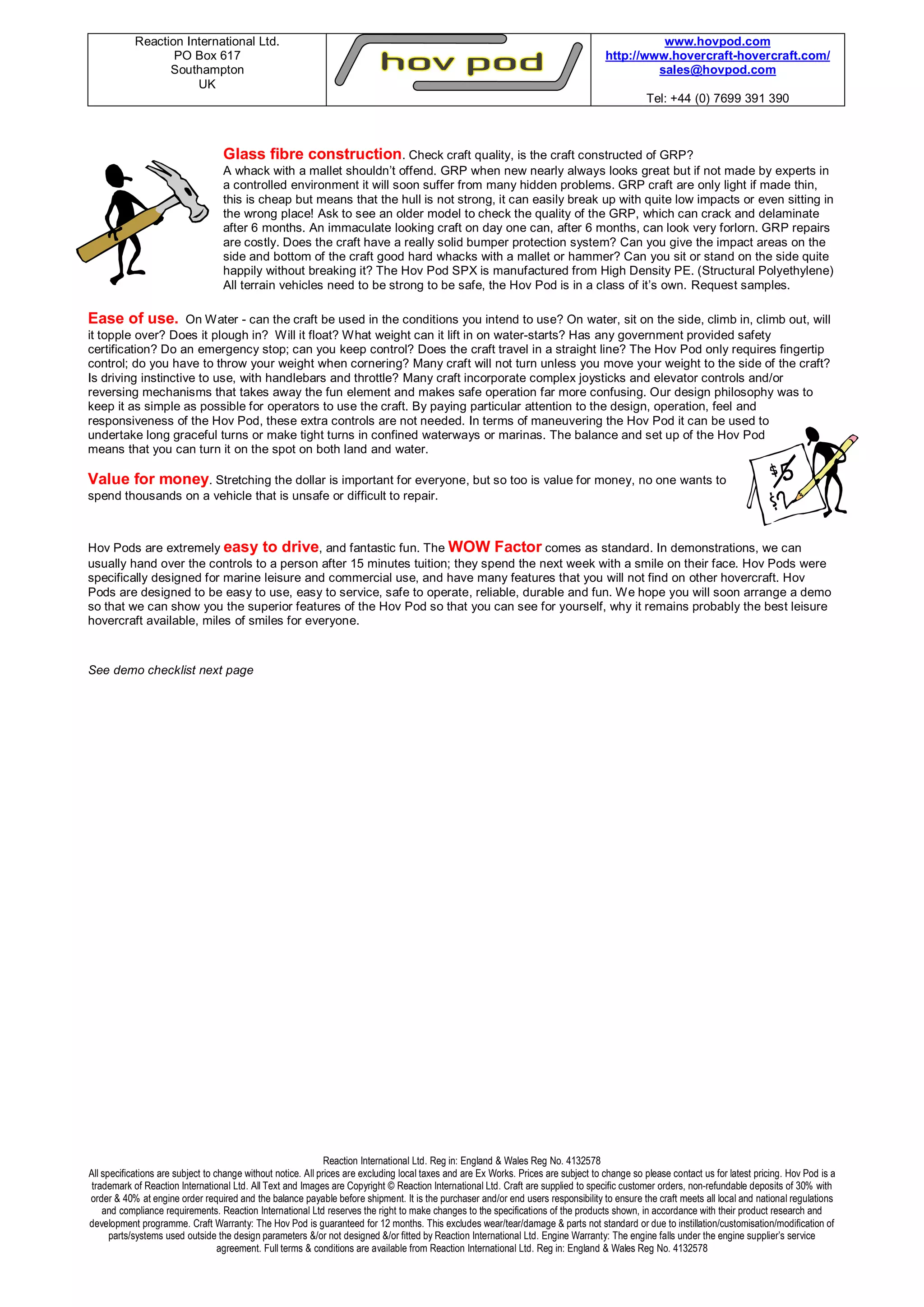 Hovercraft buyers guide | PDF