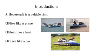 RC Hovercraft | PPT