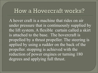 Hovercrafts | PPT