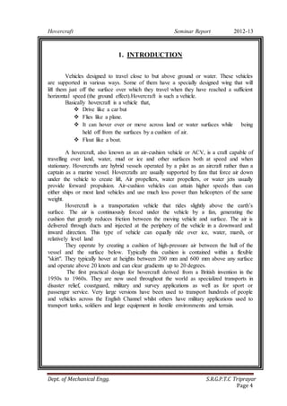 Hovercraft | PDF