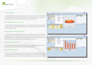 Hovitaga OpenSQL Editor - Comparison with SE16 and SAP query | PDF
