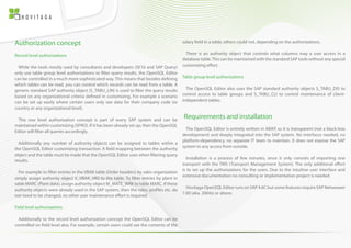 Hovitaga OpenSQL Editor - Security and authorization concept | PDF