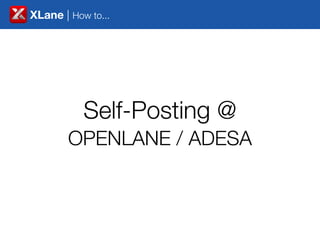 XLane's Sell@Auction: Self-post your own vehicles faster and more ...