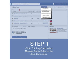 How to set Facebook page admin roles | PPT