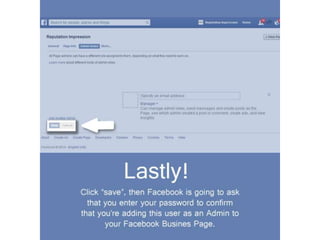 How to set Facebook page admin roles | PPTX