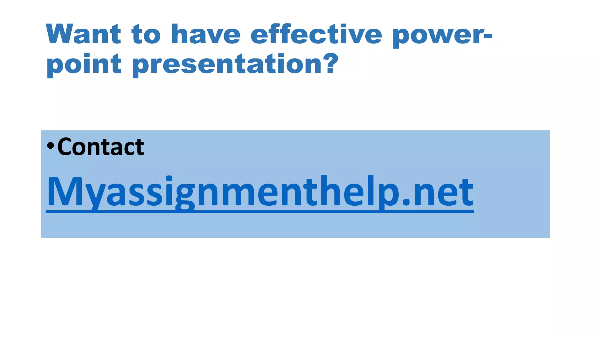 How to create effective powerpoint presentation | PPTX