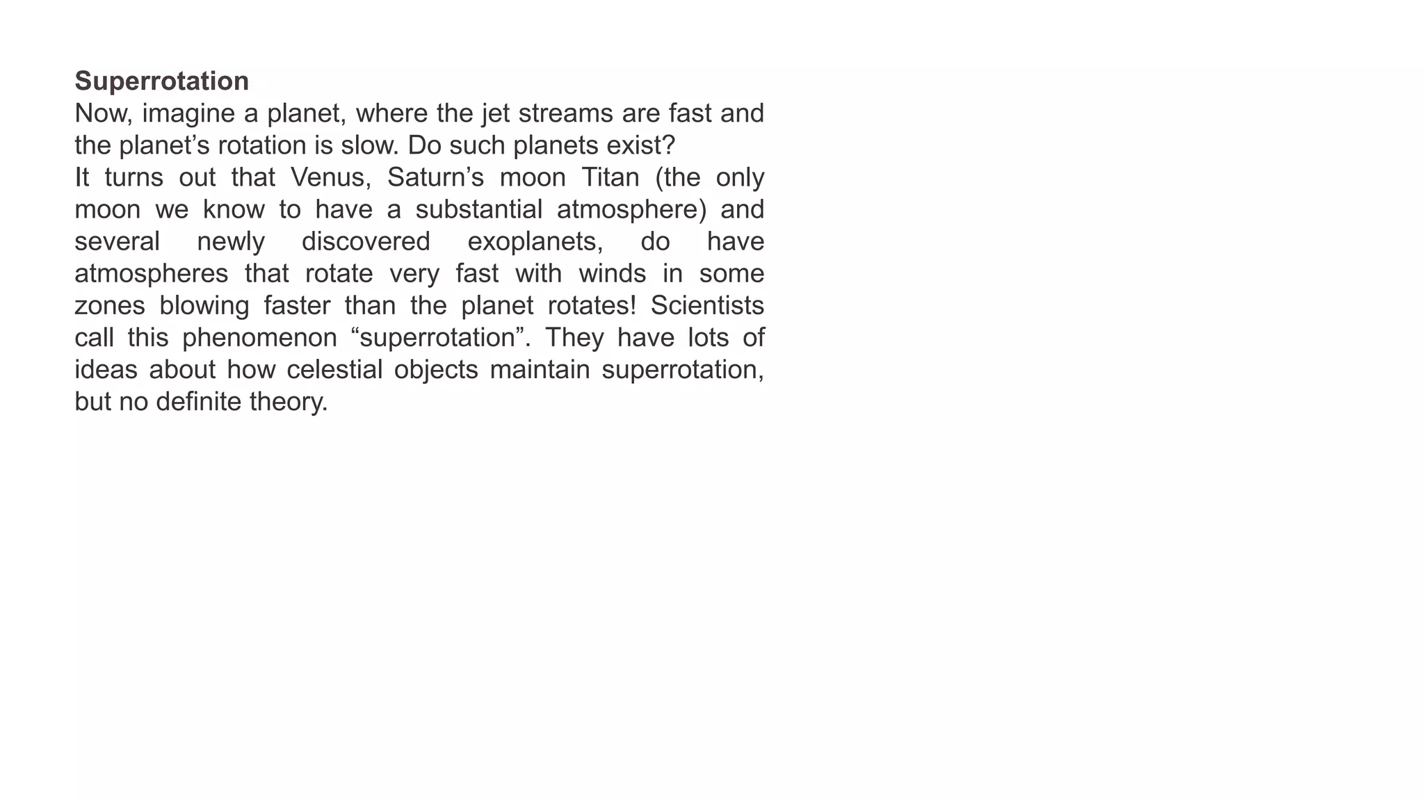 How fast can an atmosphere travel round it's planet? "Normal" rotation ...