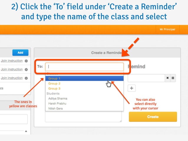 How do I send reminders to the whole class? | PPT