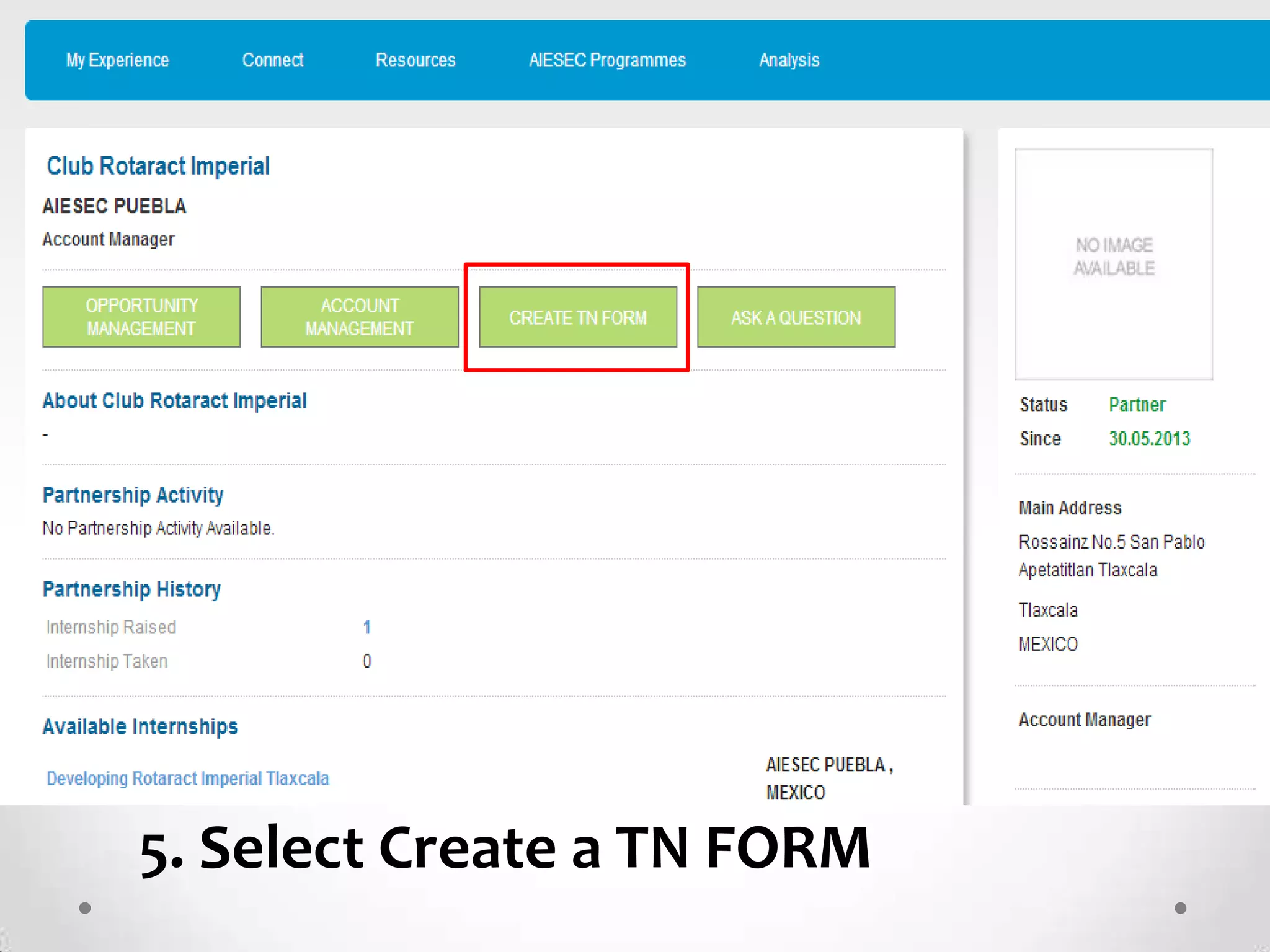 AIESEC Academy | How to Raise a TN Form | PPTX