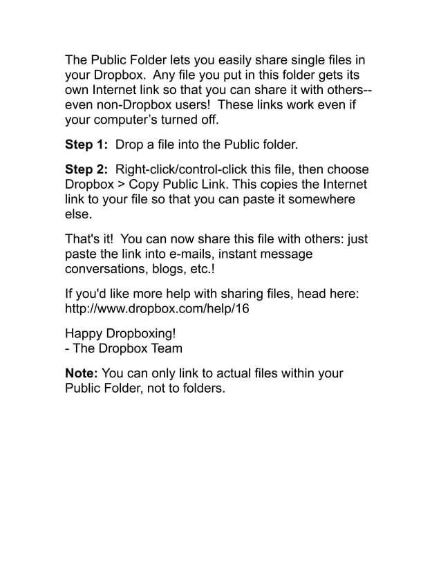 How to use the public folder | PDF