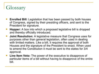 How A Bill Becomes A Law | PPT