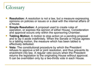 How A Bill Becomes A Law | PPT