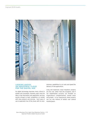 How a Business-First, Agile Cloud Migration Factory Approach Powers ...