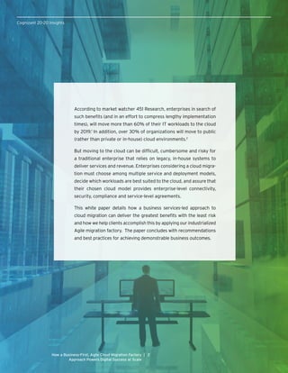 How a Business-First, Agile Cloud Migration Factory Approach Powers ...