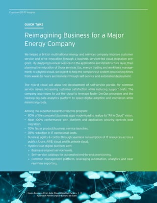 How a Business-First, Agile Cloud Migration Factory Approach Powers ...