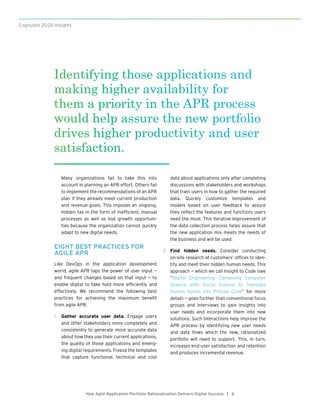How Agile Application Portfolio Rationalization Delivers Digital ...