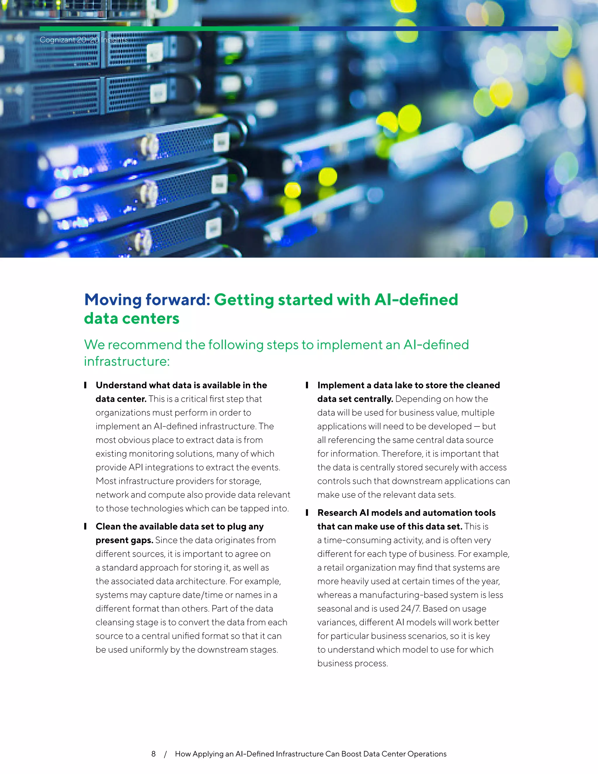 How Applying an AI-Defined Infrastructure Can Boost Data Center ...