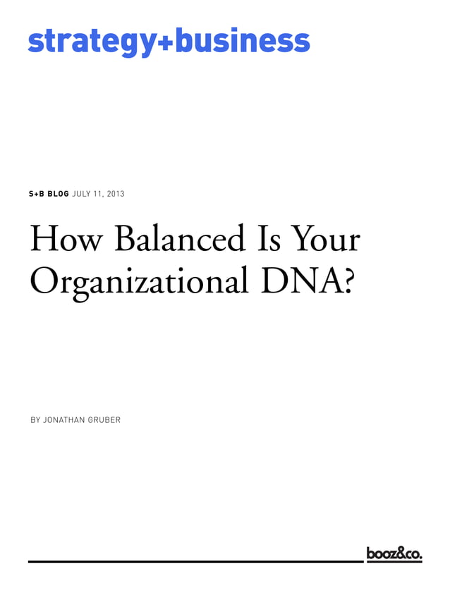 How balanced-is-your-organization | PDF