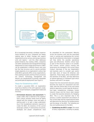 How BI Competency Centers Drive Enhanced Reporting and Analytics | PDF