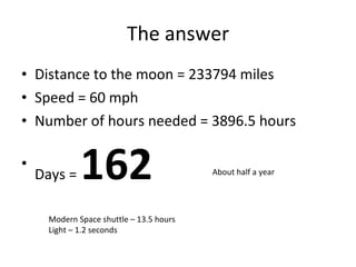 How big is space.ppt