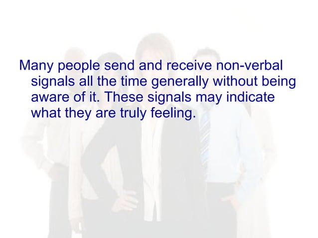 How Body Language Affects The Communication Process | PPT