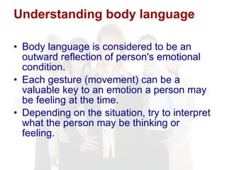 How Body Language Affects The Communication Process | PPT
