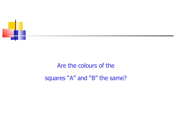 How Brain Works against in identifying colors? | PPT