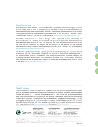 How Business Process Assurance Can Enhance Quality When Applying Agile ...