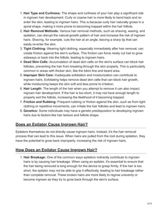 How Can You Remove An Ingrown Hair In 2023? | PDF