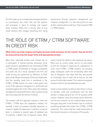 How can your ETRM / CTRM solution help with credit | PDF | Stocks and ...