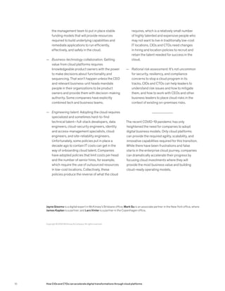How ci os-and-ctos-can-accelerate-digital-transformations-through-cloud-platforms | PDF | Cloud ...