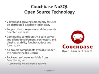 How companies use NoSQL and Couchbase | PPT