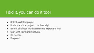 How contributing to Open-source made me a better DevOps | PPT