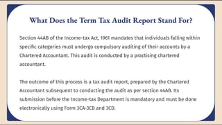 How to Accurately File Audit Forms 3CA and 3CB Using Gen Bal | PDF