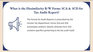How to Accurately File Audit Forms 3CA and 3CB Using Gen Bal | PDF